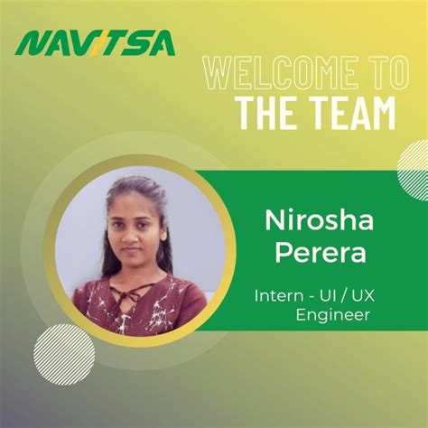 Nirosha Perera On Linkedin Internship Careerbeginnings Navitsa