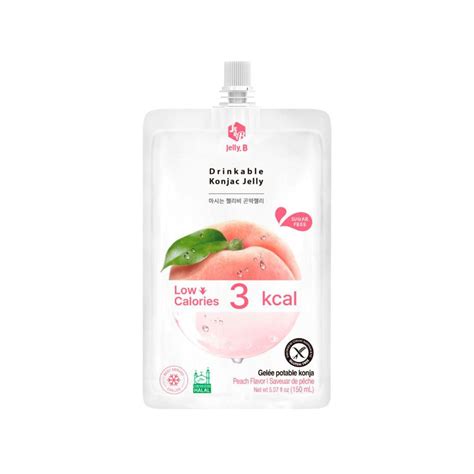 Buy Jelly B Drinkable Konjac Jelly Peach Flavour 150ml Coles