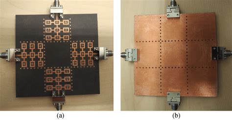 Fabricated Prototype Of The Proposed Four Element Antenna Array A