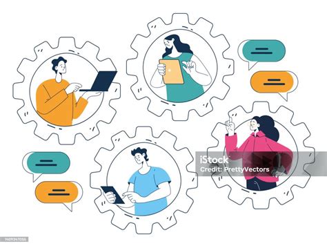 팀빌딩 팀워크 파트너십 사업 개발 개념 벡터 평면 그래픽 디자인 일러스트 레이 션 팀 빌딩에 대한 스톡 벡터 아트 및 기타 이미지 팀 빌딩 비즈니스 개념 Istock