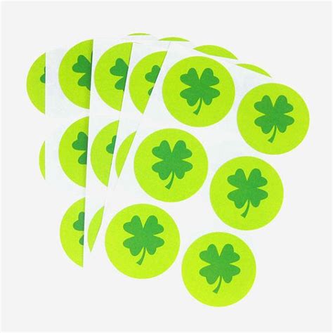 Shamrock Stickers St Patricks Day 30 Labels 15 By Maugoodies 425