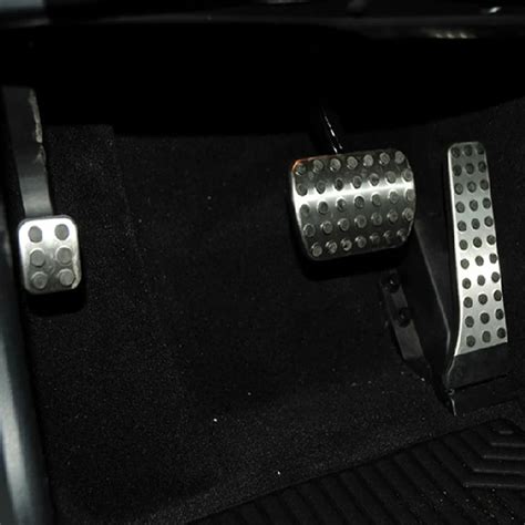 스테인레스 스틸 At 가스 연료 브레이크 페달 패드 커버 메르세데스 벤츠 C E S Glk Slk Cls Sl 클래스 W204