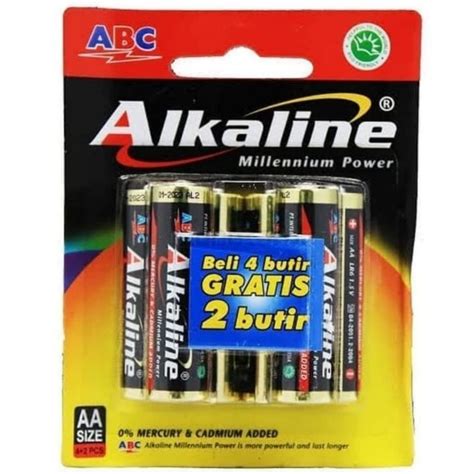 Jual Baterai Abc Alkaline AA Isi 6btr Baterry ABC AA ORIGINAL Shopee Indonesia