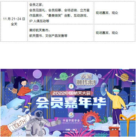 2022年中国航天大会 2022年中国航天大会 会员嘉年华