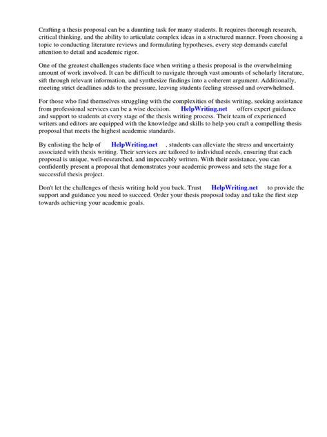 Scribd Thesis Proposal Pdf