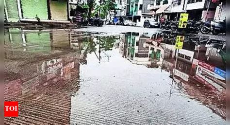 Storm Water Drains Buried Under New Cement Road Waterlogging Continues