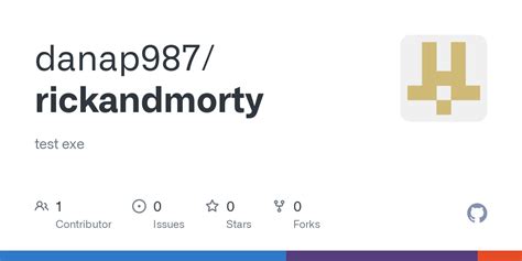 GitHub Danap Rickandmorty Test Exe