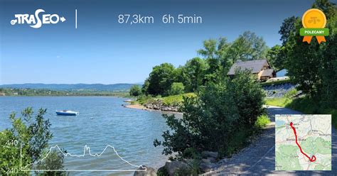 Trasa na rower trekkingowy Jezioro Żywieckie jedno z najpiękniejszych