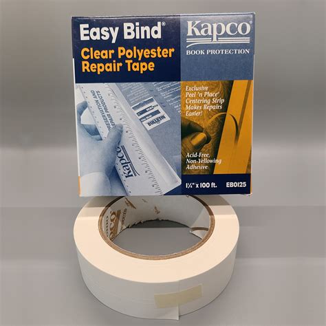 Easy Bind 1 25 X100 Matte Clear Polyester Tape Cover One
