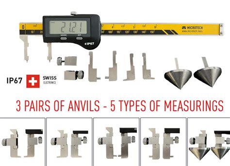 Swissmet Universal Digital Caliper Ip67 Microtech