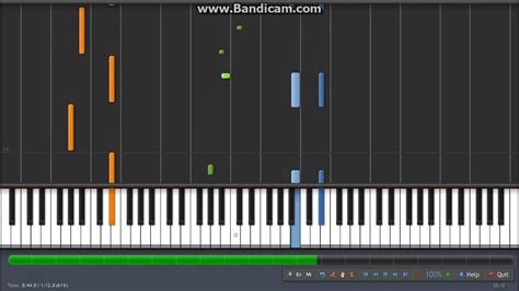 Музыка из к ф Место встречи изменить нельзя [synthesia] Youtube