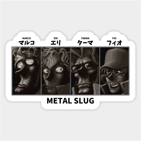 Metal Slug By Kmsbyzet In 2024 Metal Custom Stickers Stickers
