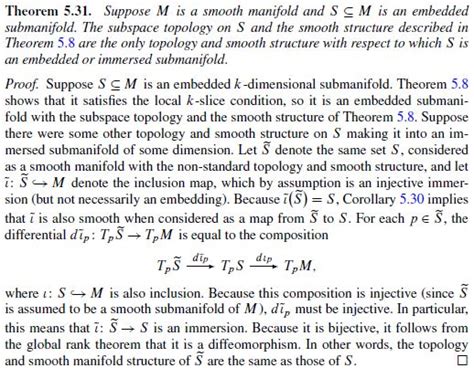 differential geometry on the proof of the uniqueness of smooth