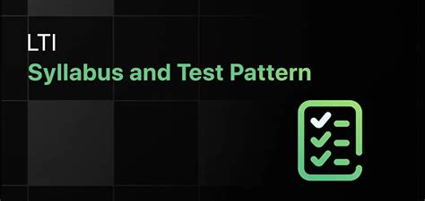 Landt Infotech Latest Syllabus And Test Pattern 2024 Updated