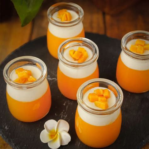 Resep Puding Mangga Vla Susu Keju Sederhana Rumahan Di Yummy App
