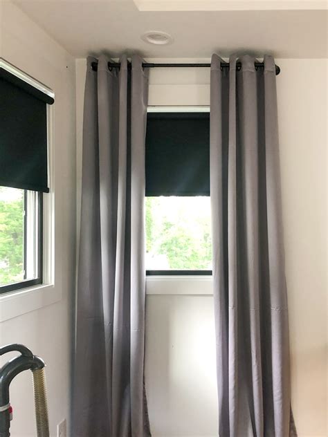 How To Hang Curtain Rod On Angled Wall Homeminimalisite