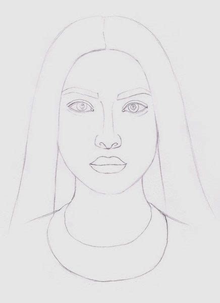 Как нарисовать маму пошаговый красивый портрет для начинающих Схемы картинки инструкции с