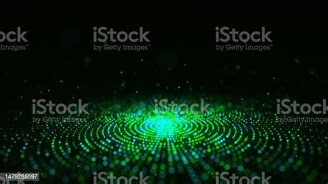 입자의 원형 흐름의 미래 디지털 사이버 공간 네트워크 연결 구조 3d 렌더링 3차원 형태에 대한 스톡 사진 및 기타 이미지 3차원 형태 가상현실 개념 Istock