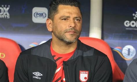 Gerardo Bedoya será el entrenador interino de Santa Fe
