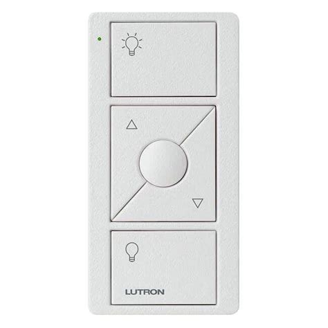Lutron Pico Rf 3 Button Control With Raise Lower Artic White Lights