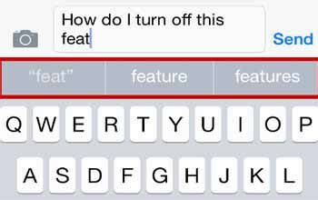 Delete Predictive Text