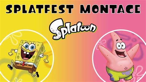 Splatoon Splatfest Montage Spongebob Vs Patrick Youtube