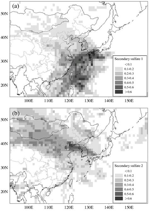 Potential Source Contribution Function Pscf Plot A Secondary