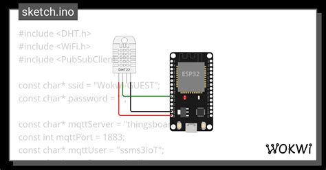 Dht Ke Platform Iot Thingsboard Wokwi Esp Stm Arduino Simulator