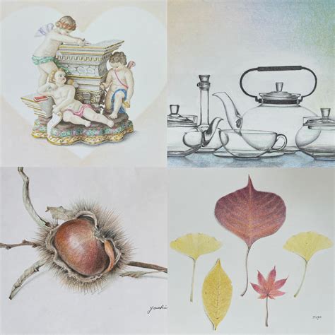 みんなの作品ここち工房色鉛筆画展 21 ここち工房