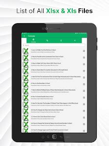 Leitor De Arquivo Xlsx Xls Apps No Google Play