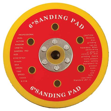 Hook Loop Backing Pads Abrasives Expert