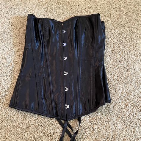 Black Tie Up Corset From Amazon In Perfect Depop