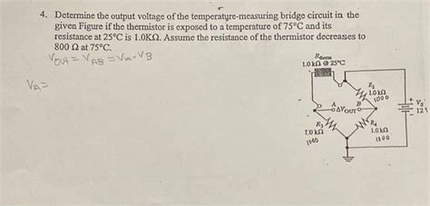 Solved 4 Determine The Output Voltage Of The