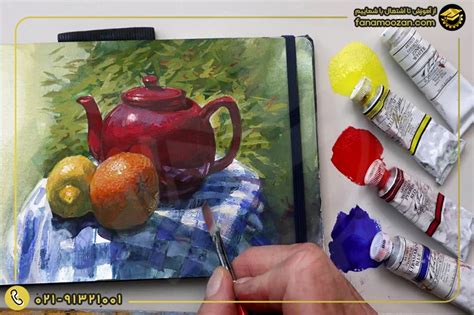 آموزش نقاشی با گواش دوره صفر تا صد تکنیک های گواش حرفه ای