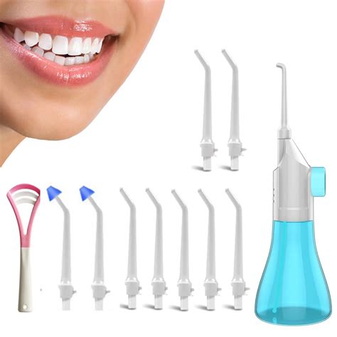 Limpeza oral poderosa portátil ultrassônica do flosser do jato de água