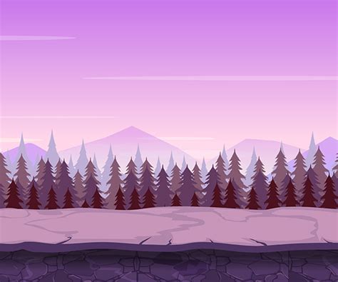 Forest Level Background Art