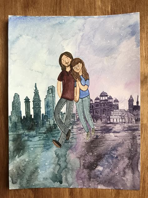 Long Distance Relationship Drawing