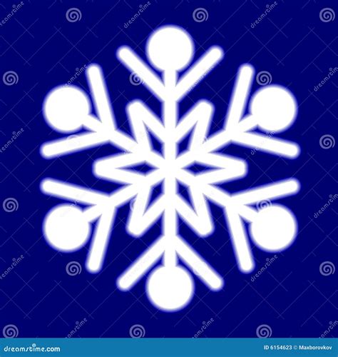 Beautiful Luminous Snowflake Stock Vector Illustration Of Ornate