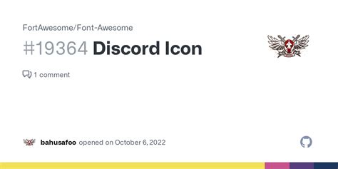 Discord Icon · Issue 19364 · Fortawesomefont Awesome · Github