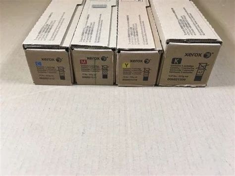 Genuine Xerox Workcentre 7830 7835 7845 7855 Cmyk Toner Cartridge Set