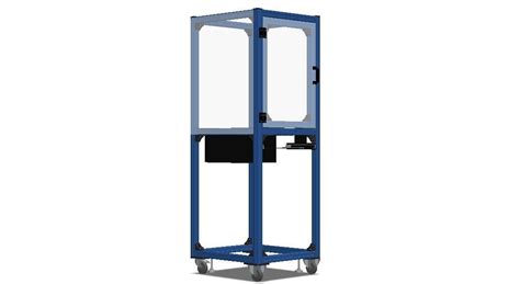 Aluminum Enclosed Workstation Wl56 3d Model Rigged Cgtrader