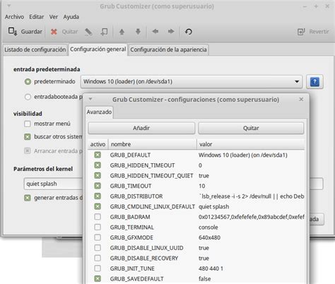 Personalizar El Gestor De Arranque Con Grub Customizer 2017 Sospedia