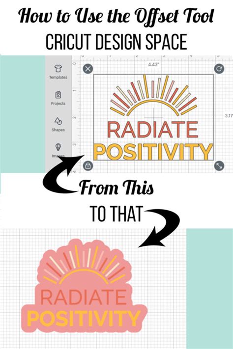 How To Use Offset In Cricut Design Space