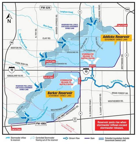 Addicks Dam Houston Will The Dam Burst Hurricane Harvey Latest As