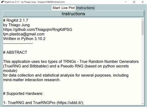 Github Thiagojm Rngkitpsg This Application Uses Two Types Of Trngs