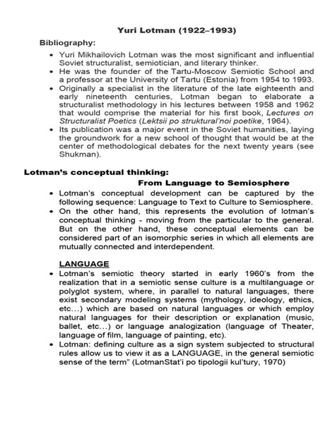 yuri lotman script for report download free pdf semiotics liberal