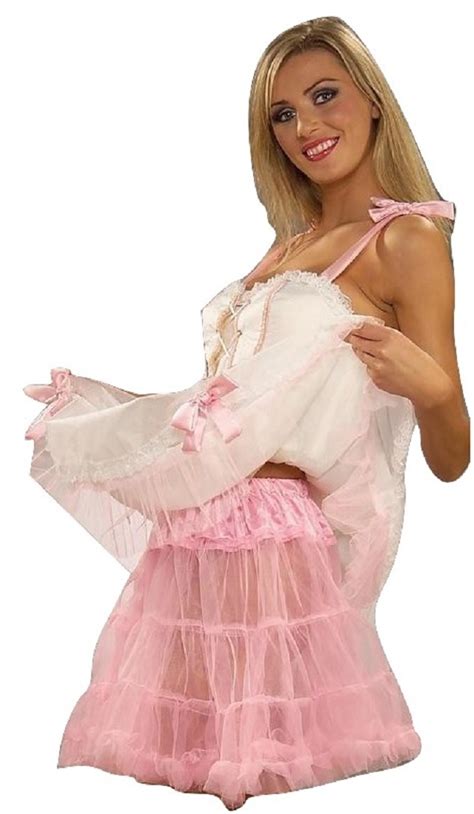Crinoline Underskirt Petticoat Pink Adult Tutu Costume Accessory Womens
