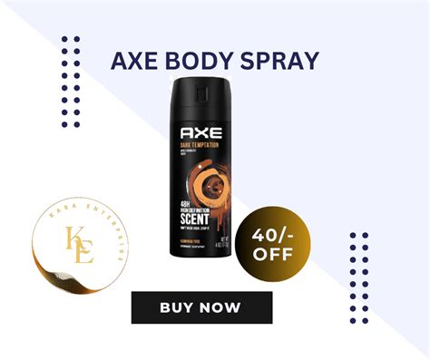 Axe Body Spray Dark Temptation Long Lasting Invigorating Fragrance