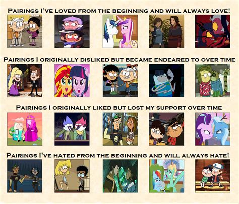 Pairings Over Time By Matthiamore On Deviantart