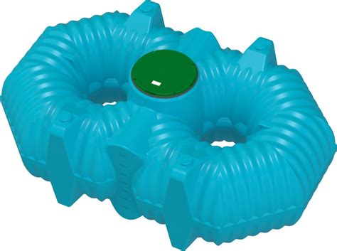 Cuve de récupération d eau de pluie plate polyéthylène 7000L pré